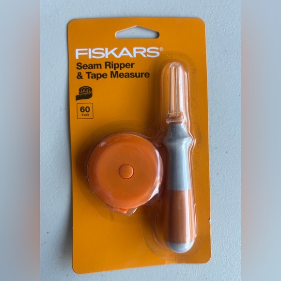 Other | Fiskars Seam Ripper Tape Measure Set Orange | Poshmark